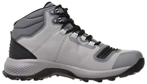 KEEN Men's Tempo Flex Mid Height Lightweight Waterproof Hiking Boot, Drizzle/Black, 12