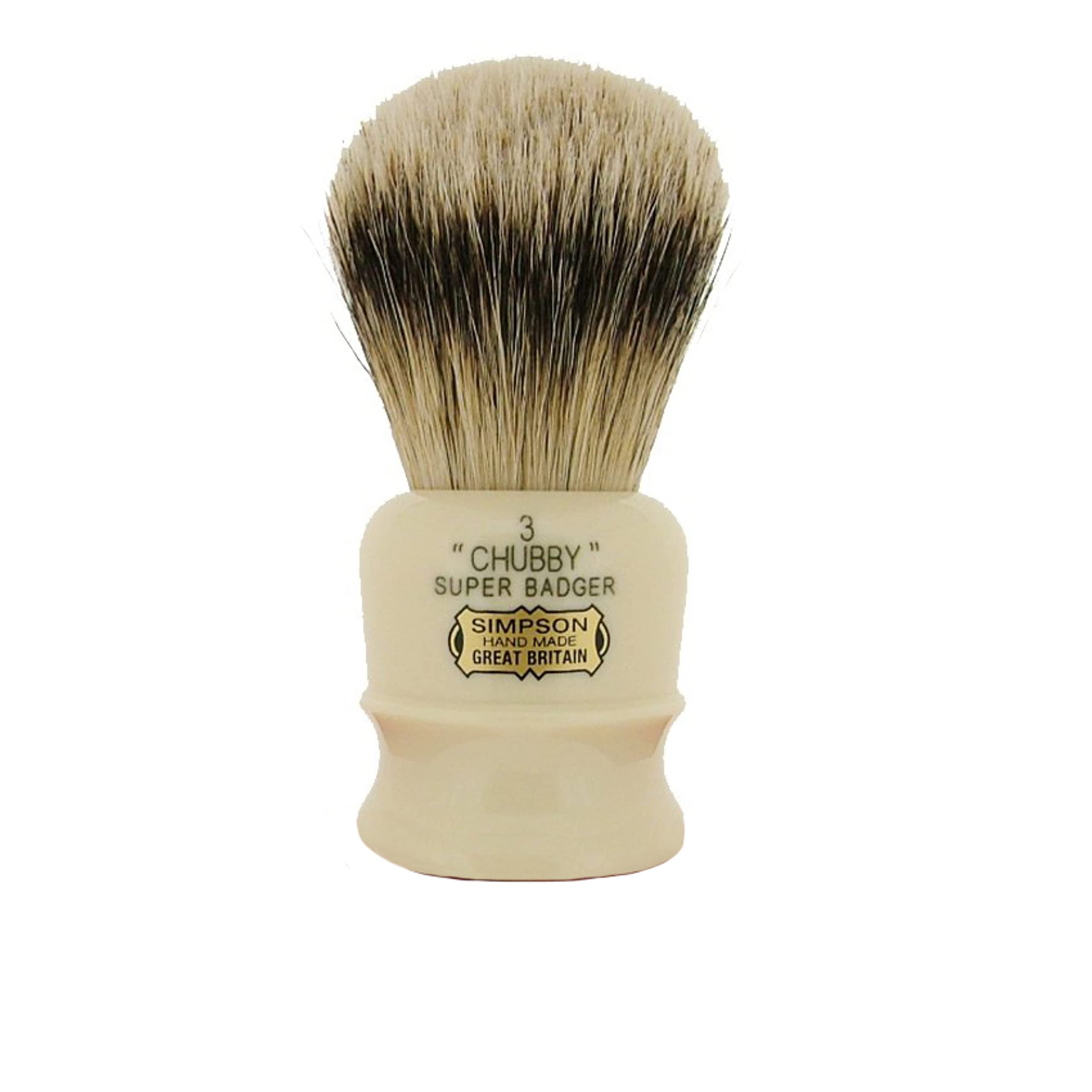 Simpsons Chubby Super Badger Shaving Brush (Chubby CH3 Super)