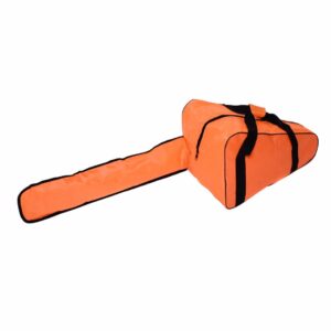 bgtool chainsaw bag carrying case portable protection waterproof holder fit for stihl & husqvarna 18" 20" 22" chainsaw storage bag orange