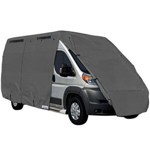 north east harbor durable waterproof tear-resistant class-b rv motorhome cover fits length 18'-20' feet class b camper van/conversion vans zippered panels 500d polyester fabric