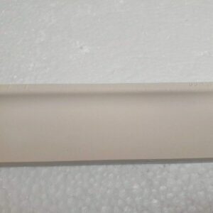 Bright White Arctic 2x6 in Ceramic Tile Mud Cap Bullnose Trim Edge 2 x 6 inch Mudcap Daltile Color 0190 Box 5 Piece