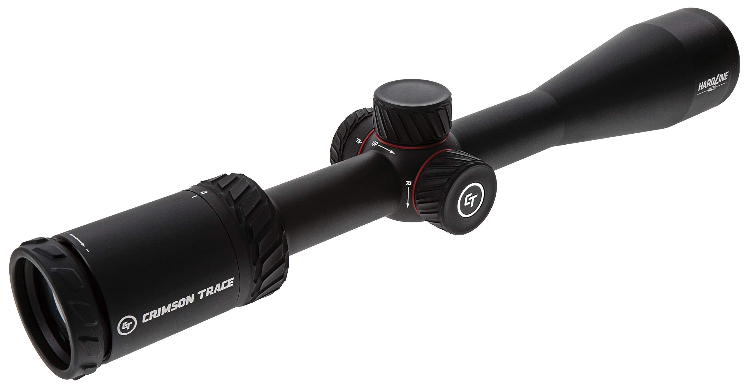 Crimson Trace Hardline 4-16x42mm Riflescope with SFP, MR1-MOA Reticle, Lightweight Solid Construction, Scope Caps and Lens Cloth for Hunting, Shooting and Outdoor