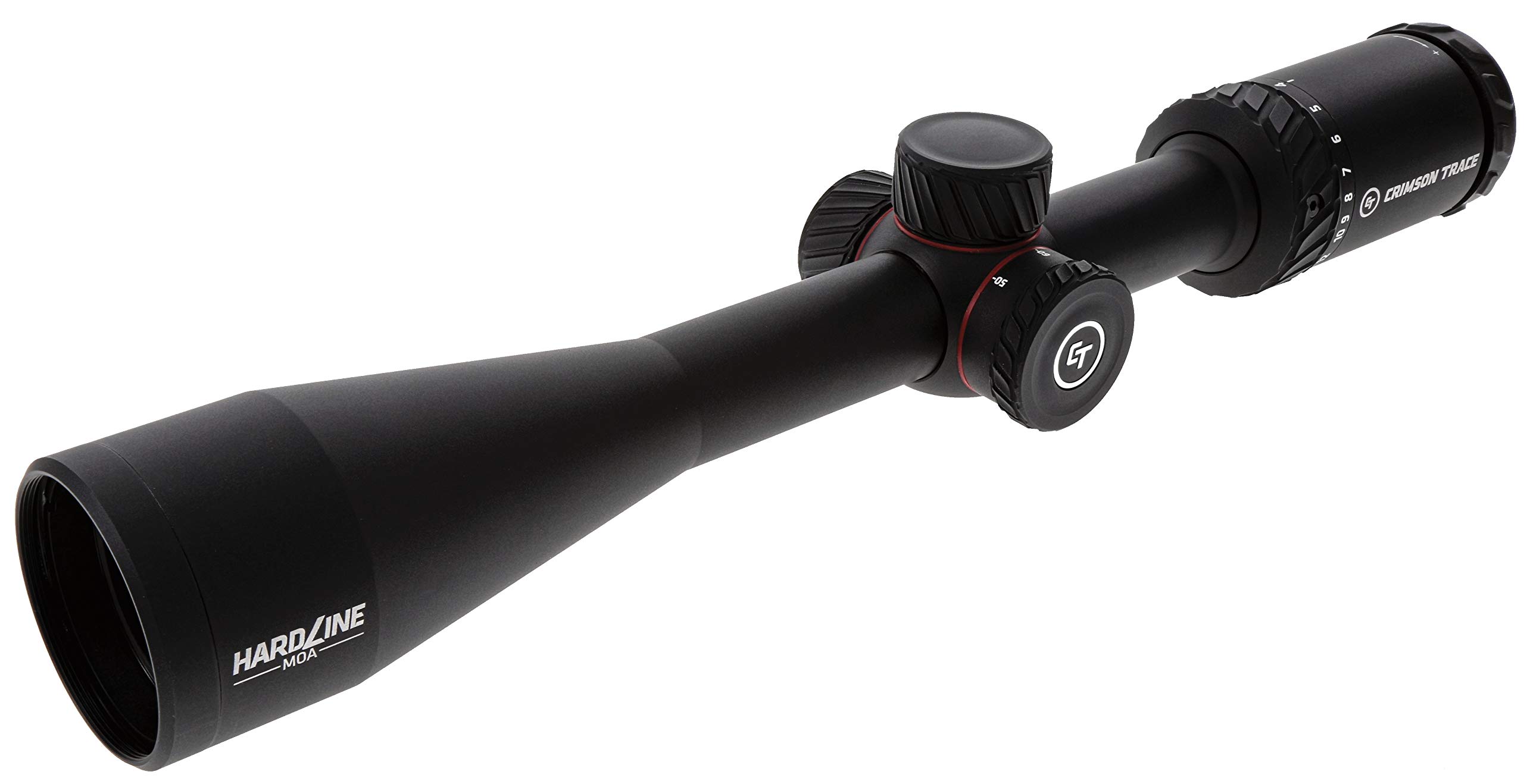 Crimson Trace Hardline 4-16x42mm Riflescope with SFP, MR1-MOA Reticle, Lightweight Solid Construction, Scope Caps and Lens Cloth for Hunting, Shooting and Outdoor