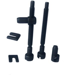 hruired 2 pack chain tensioner adjuster screw adjusting kit for husqvarna 61 66 162 181 266 268 272 272xp 281 288 chainsaw oem 501 53 71-01