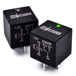 hd switch -2 pack- 1-643275 643275 e643275 1643275 waterproof relay w/led power indicator upgrade fits toro exmark lazer z ac as ct lc quest turf tracer ds e p s x z series, dielectric grease included