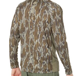 Nomad Mens Pursuit Long Sleeve Shirt | Hunting Shirt W/Sun Protection, Mossy Oak Bottomland, X-Large