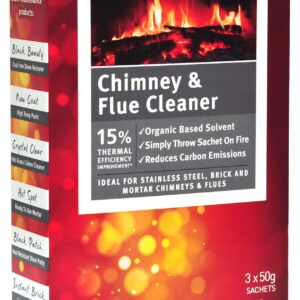 Firewise 18 Treatments Soot-Loose Chimney & Flue Cleaner Dissolves Soot, Tar and Creosote Increases Heater Efficiency, Reduces Smoke Emissions & Non-Corrosive