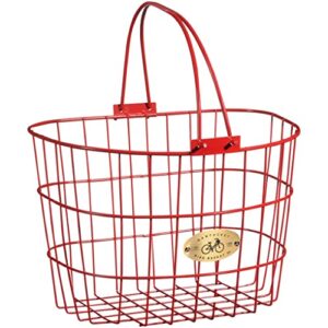 nantucket bike basket company surfside adult wire d handlebar basket