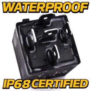 (6 Pack) HD Switch Waterproof Relay w/LED Power Indicator Upgrade Replaces Toro Exmark 1-643275, 643275, E643275 - Dielectric Grease Included