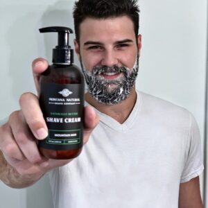 MNSC Unscented Naturally Better Pump Shave Cream - Smooth, Hypoallergenic, All-Natural, & Handcrafted in USA