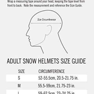 Giro Grid Spherical MIPS Ski Helmet - Snowboard Helmet for Men & Women - Matte Midnight - Size M (55.5-59cm)