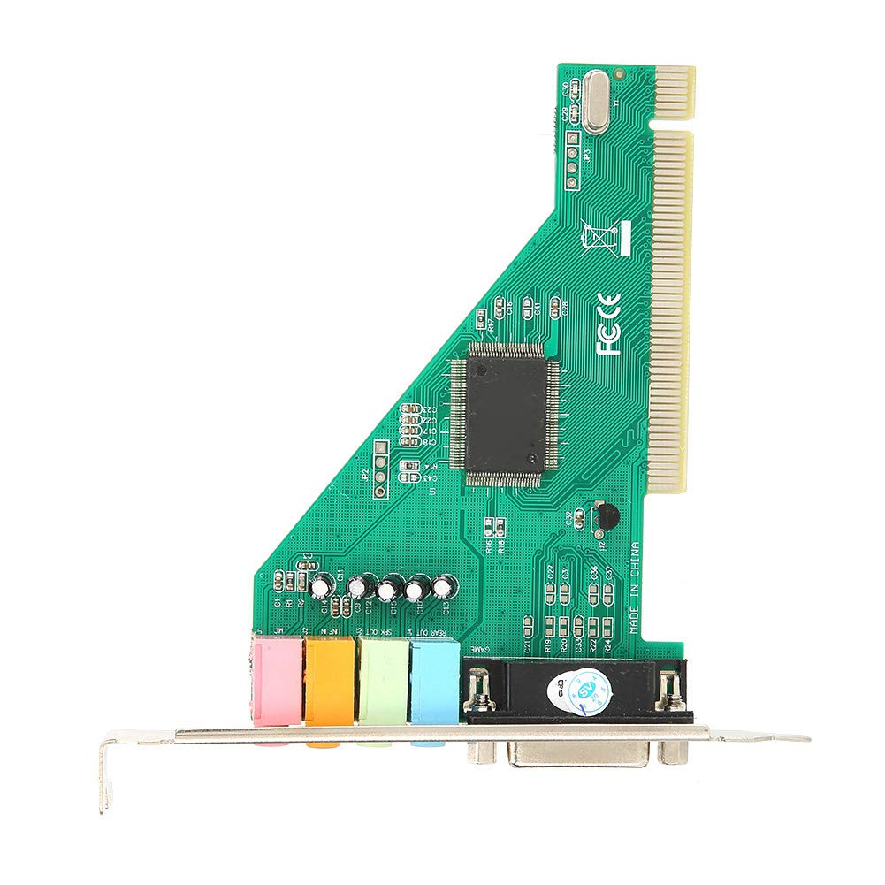 Sound Card,120dB PCI Plug and Play Sound Card Channel 4.1 for Computer Desktop Internal Audio Karte Stereo Surround CMI8738