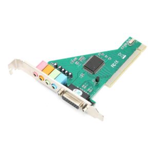 Sound Card,120dB PCI Plug and Play Sound Card Channel 4.1 for Computer Desktop Internal Audio Karte Stereo Surround CMI8738