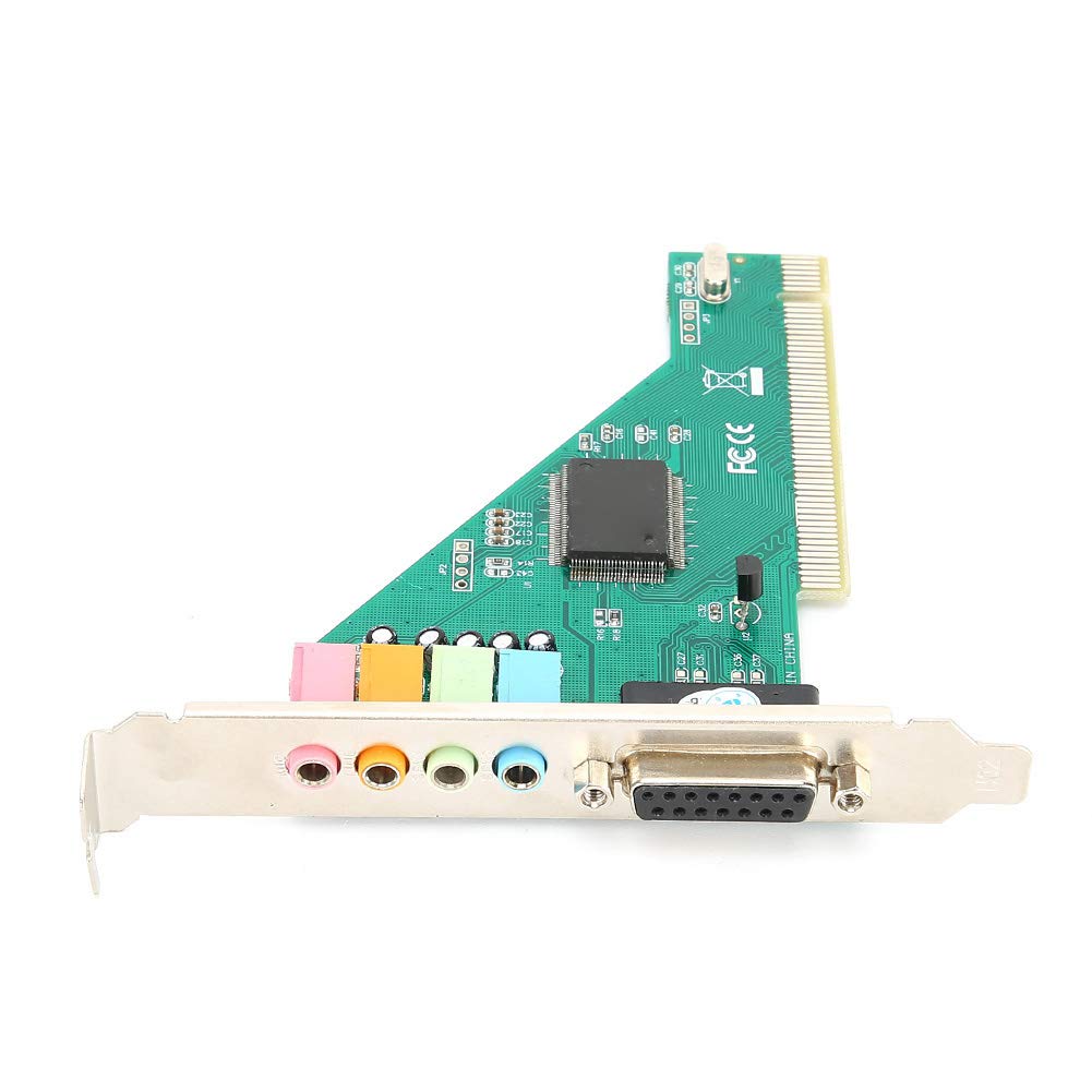 Sound Card,120dB PCI Plug and Play Sound Card Channel 4.1 for Computer Desktop Internal Audio Karte Stereo Surround CMI8738