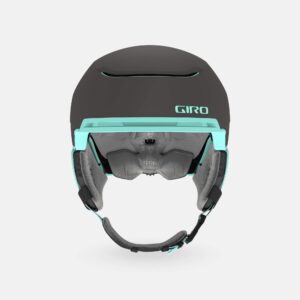 Giro Terra MIPS Ski Helmet - Snowboard Helmet for Women & Youth - Matte Coal/Cool Breeze - Size M (55.5-59 cm)