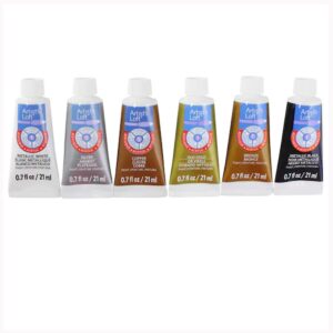 artist's loft metallic acrylic paint set, 6 count