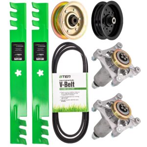 8ten deck rebuild kit for husqvarna 42 inch cut deck yth1542xpt blade spindle belt idler