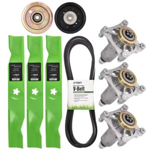 8ten deck rebuild kit for husqvarna 48 inch gth2448t gth264t garden tractors blade spindle belt idler