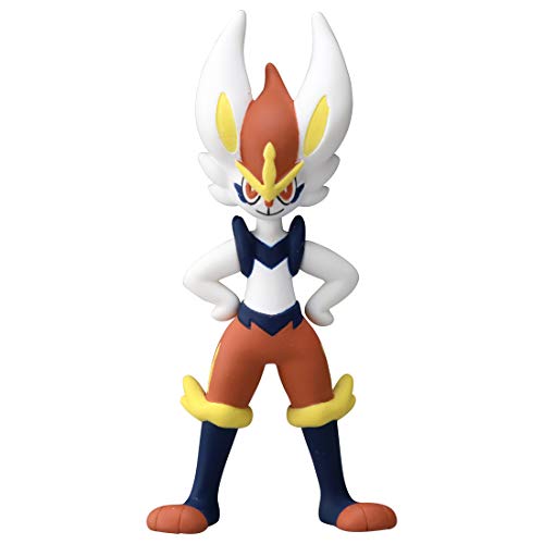 Takaratomy Pokemon Monster Collection Moncolle MS-35 Cinderace Pyrobut Liberlo Figure