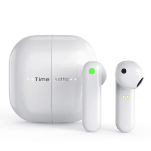 timekettle m2 language translator earbuds - supports 40 languages & 93 accent online, instant voice language translator with bluetooth & app, true wireless earbuds for music and call fit ios & android