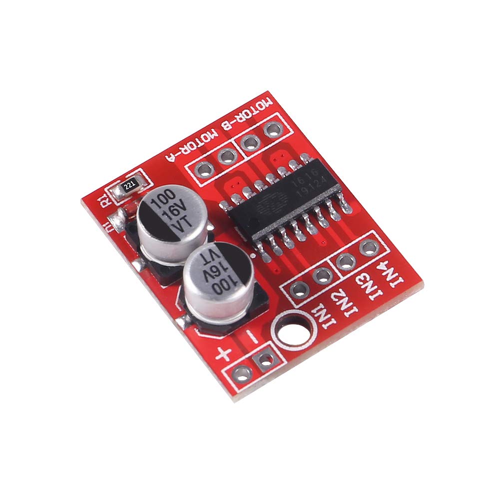 ACEIRMC 10pcs 1.5A 2 Way DC Motor Driver Module Speed Dual H-Bridge Replace Stepper L298N (Mini Controller Board)