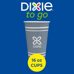 Dixie To Go Large Paper Coffee Cups, 16 Oz, 36 Count, Disposable Cups For On-The-Go Hot Beverages