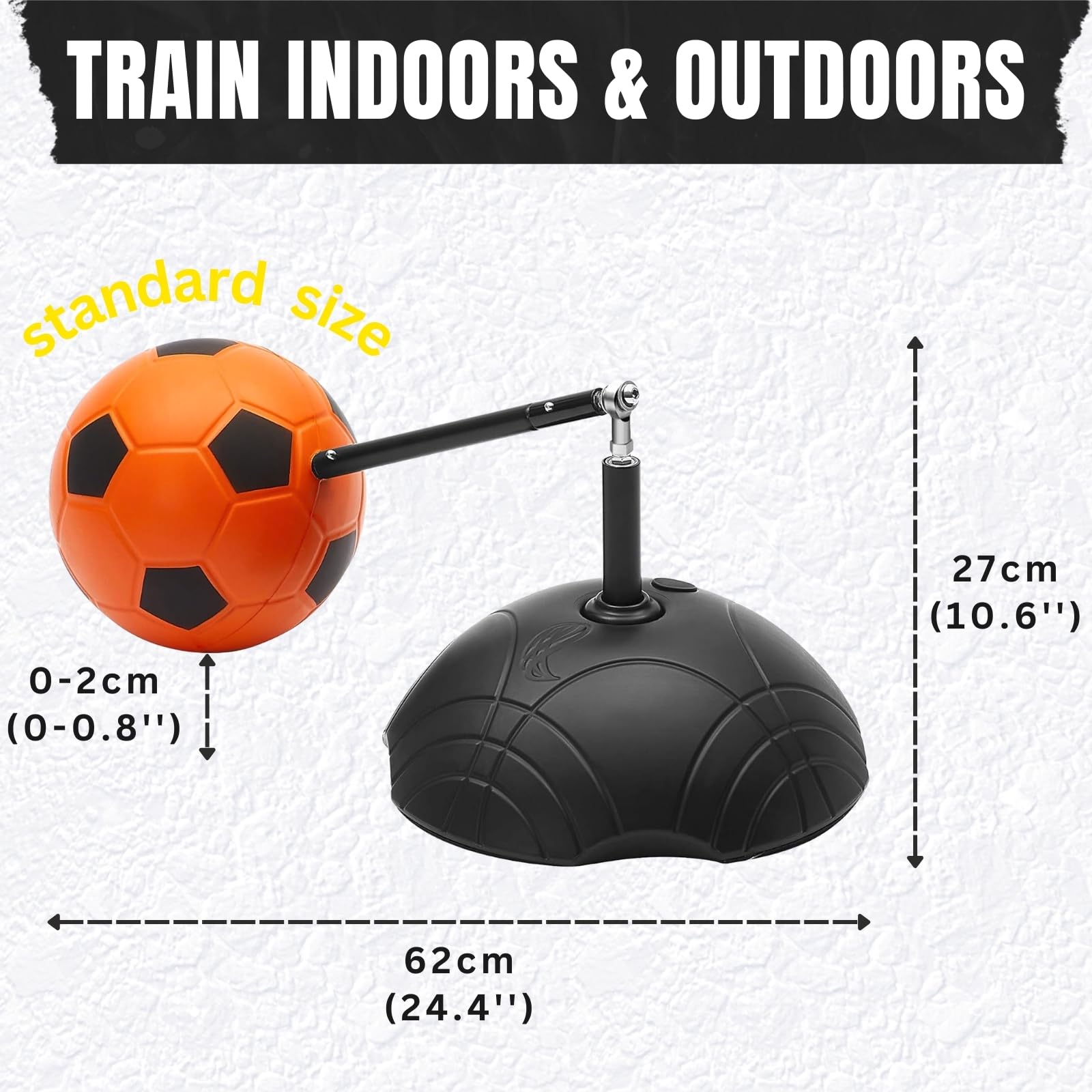 PodiuMax Indoor Soccer Training Equipment, Improves First Touch and Passing Skills, Easy to Assemble and Disassemble, with Carrying Bag