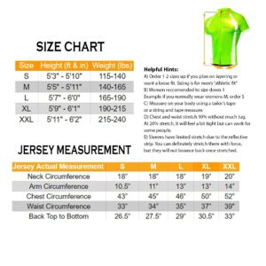 ReflecToes High Visibility Cycling Jersey - Reflective Hi-Viz Cycling Shirt Men and Women Yellow