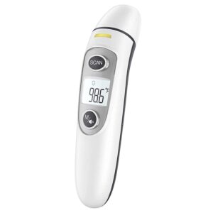 touchless thermometer for adults, forehead thermometer for fever, body thermometer and surface thermometer 2 in 1 dual mode thermometer…