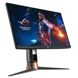 asus rog swift 360hz pg259qn 24.5” hdr gaming monitor, 1080p full hd, fast ips, 1ms, g-sync, ulmb, eye care, hdmi displayport usb, ergonomic design, vesa wall mountable, hdr10, world’s first 360hz