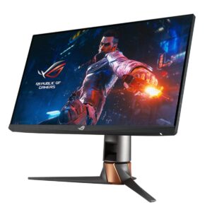 ASUS ROG Swift 360Hz PG259QN 24.5” HDR Gaming Monitor, 1080P Full HD, Fast IPS, 1ms, G-SYNC, ULMB, Eye Care, HDMI DisplayPort USB, Ergonomic Design, VESA Wall Mountable, HDR10, World’s First 360Hz