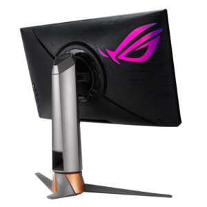 ASUS ROG Swift 360Hz PG259QN 24.5” HDR Gaming Monitor, 1080P Full HD, Fast IPS, 1ms, G-SYNC, ULMB, Eye Care, HDMI DisplayPort USB, Ergonomic Design, VESA Wall Mountable, HDR10, World’s First 360Hz