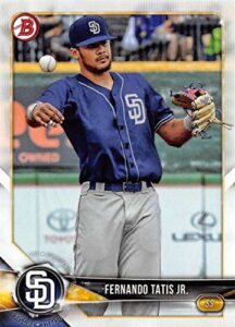 2018 bowman prospects #bp114 fernando tatis jr. - san diego padres mlb baseball card nm-mt (rookie/prospect card)