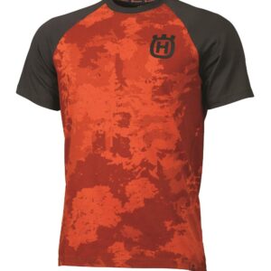 Husqvarna Short Sleeve Unisex T-Shirt, Orange, Medium