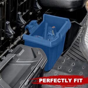 SAUTVS Under Seat Storage Box for Defender, Center Underseat Storage Bin for Can Am Defender HD5 HD7 HD8 HD9 HD10 MAX 2016-2024 Accessories, Replace #715003446