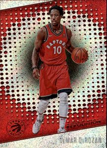 2017-18 panini revolution #84 demar derozan nba basketball trading card