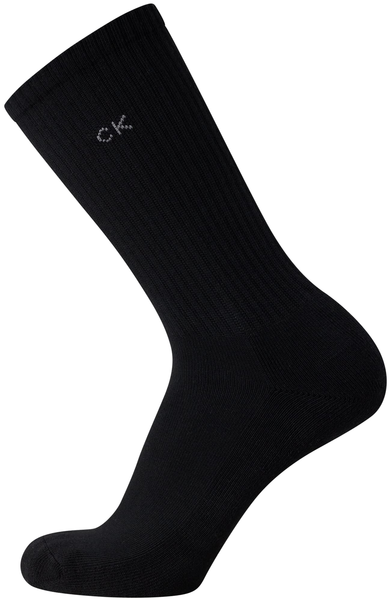 Calvin Klein Men’s Athletic Socks – Lightweight Cotton Blend Crew Socks (8 Pack), Size Shoe Size: 7-12, Black