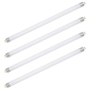 konideke f8t5/ww 12 inch 8w t5 3000k warm white, linear straight fluorescent light bulb,g5 8 count