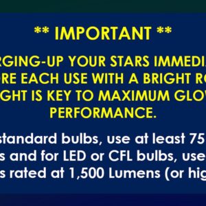 Glow in The Dark Stars for Ceiling, 500-Count, Largest Ceiling Glow Stars Assortment Includes Jumbo Sun, All 9 Planets, Bonus Moon and Entire Big Dipper Constellation Plus More! Stocking Stuffers