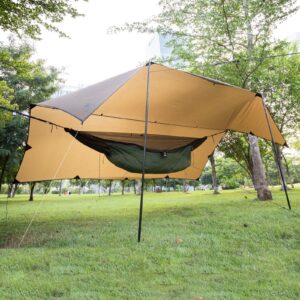 OneTigris Hideout Hammock Underquilt + Bulwark All Season Camping Tarp