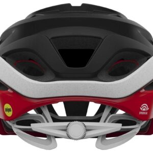 Giro Helios Spherical Adult Road Cycling Helmet - Matte Black/Red (2022), Medium