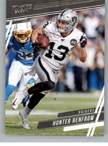 2020 panini prestige #142 hunter renfrow las vegas raiders football trading card