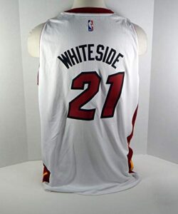 mens miami heat hassan whiteside #21 replica white swingman jersey xxl heat0014 - autographed nba jerseys