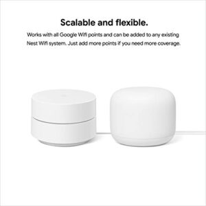 Google Wifi - AC1200 - Mesh WiFi System - Wifi Router - 1500 Sq Ft Coverage - 1 pack