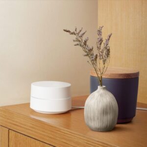 Google Wifi - AC1200 - Mesh WiFi System - Wifi Router - 1500 Sq Ft Coverage - 1 pack