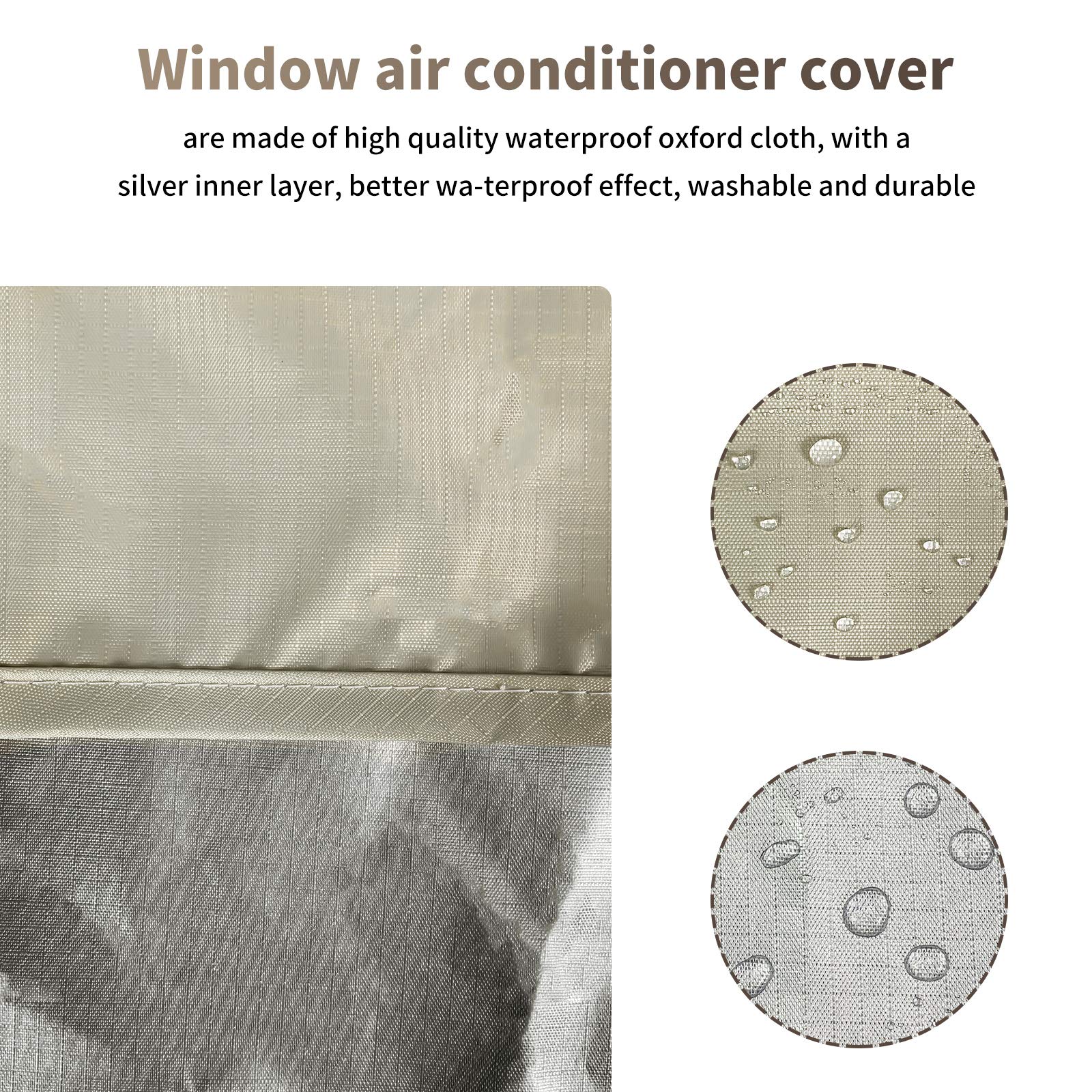 Window Air Conditioner Cover S 21"W x 16"D x 15"H