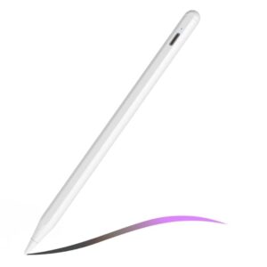 stylus pencil for ipad 9th & 10th generation, active pen with palm rejection compatible with 2018-2022 apple ipad 10th 9th 8th gen/ipad pro 11 & 12.9 inches/ipad air 5th gen (white)