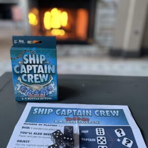 Ship Captain Crew Dice Game, Great for Party Favors, Family Games, Stocking Stuffer, Travel Games, and Camping Games, Dice Games for Adults, Fun Games for Family Game Night