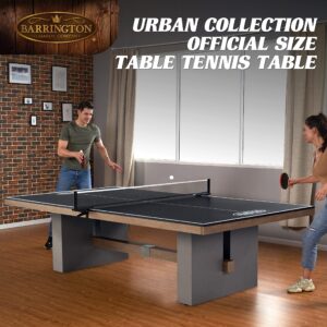 Barrington Urban Collection Official Size Table Tennis Table with Easy Clamp Net