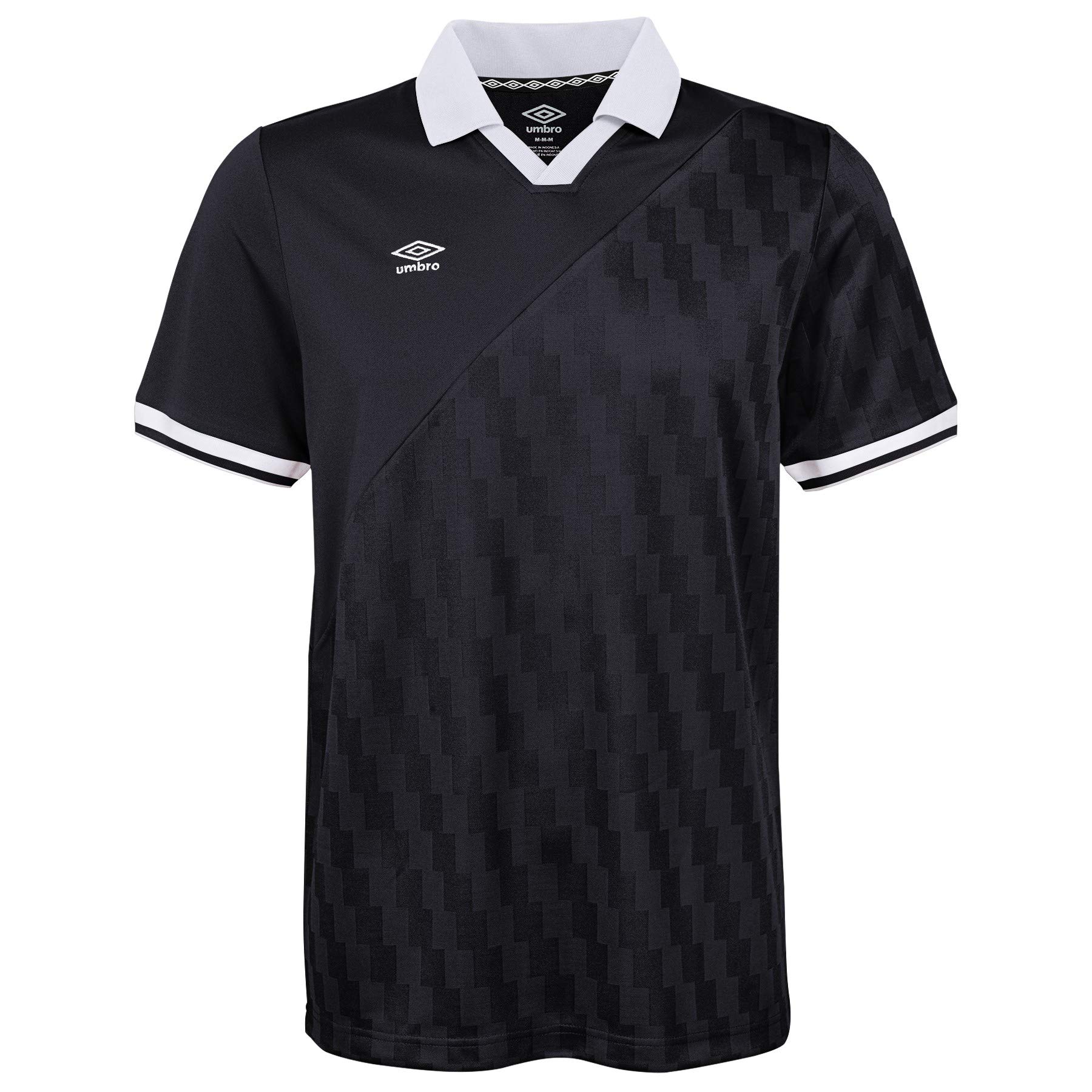 Umbro Men's Split Stripe Jersey, Black Beauty, M